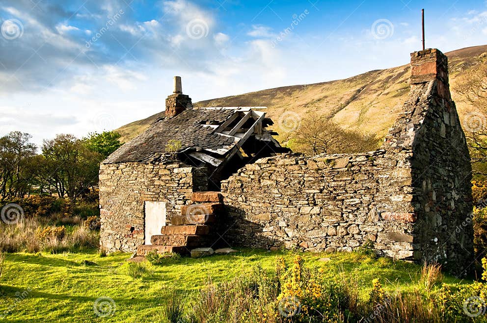 Croft building stock photo. Image of historic, hill, house - 9403408