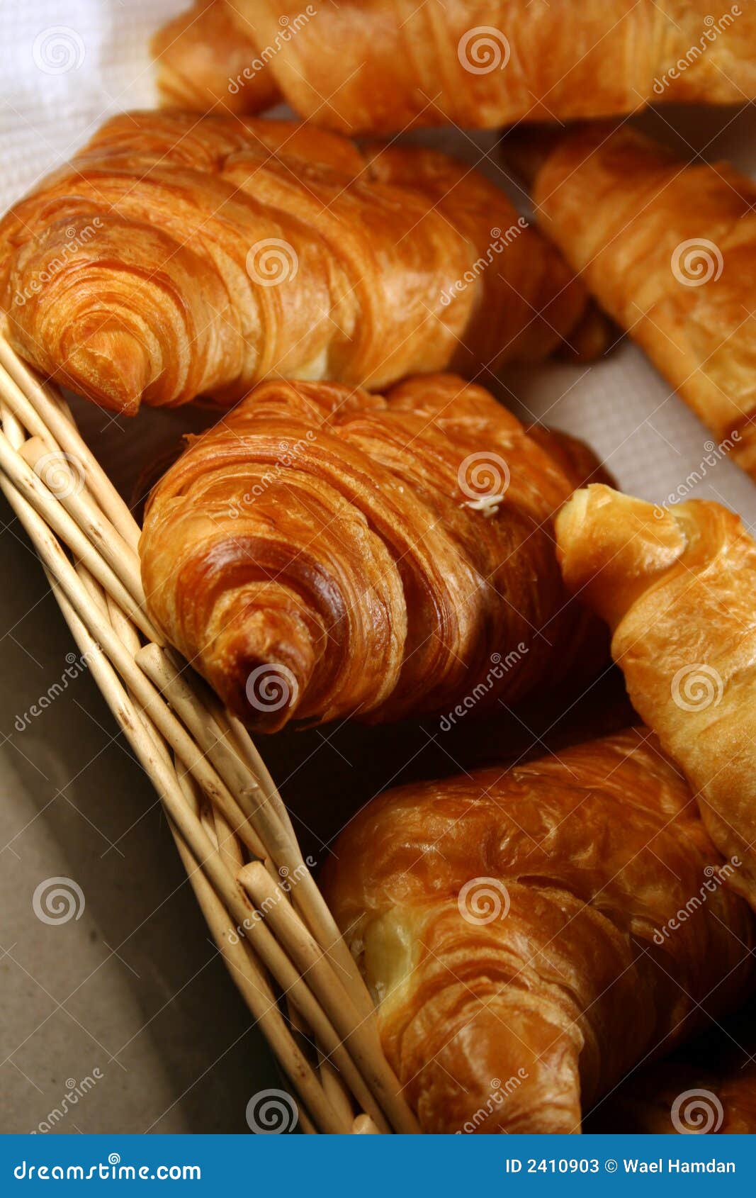Croissant stock image. Image of bread, dietary, serve - 2410903
