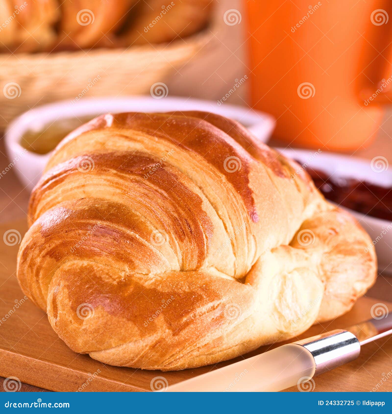 Croissant stock image. Image of croissant, snack, baked - 24332725