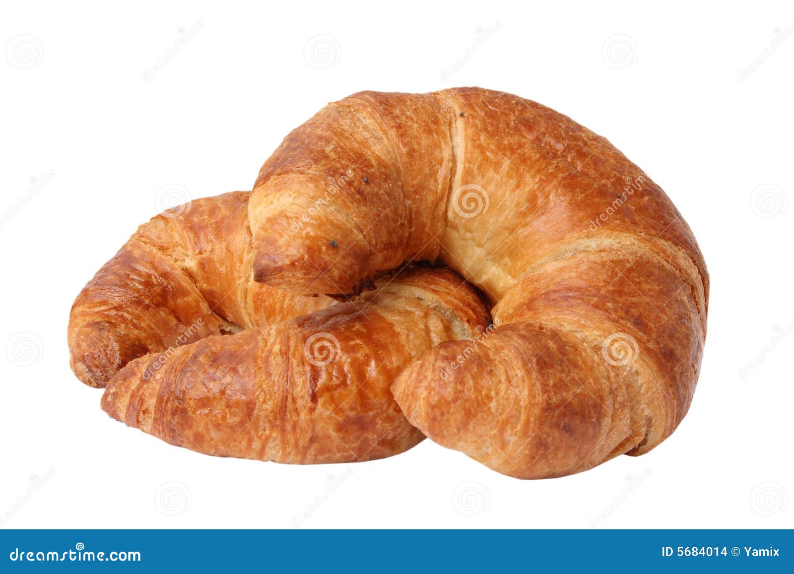 Croissant stock photo. Image of pastry, traditional, isolated - 5684014