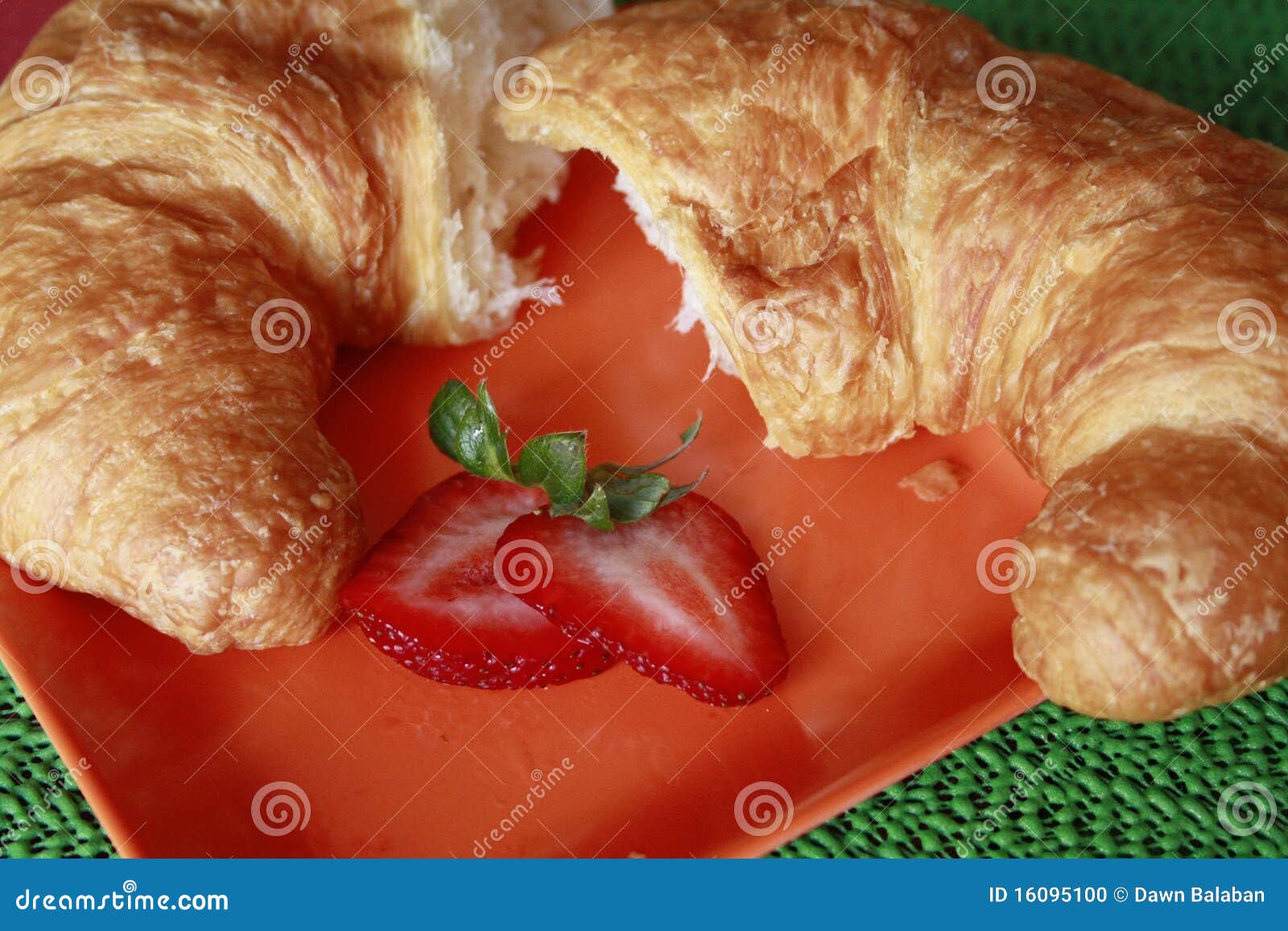 Croissant broken stock photo. Image of croissant, bread - 16095100