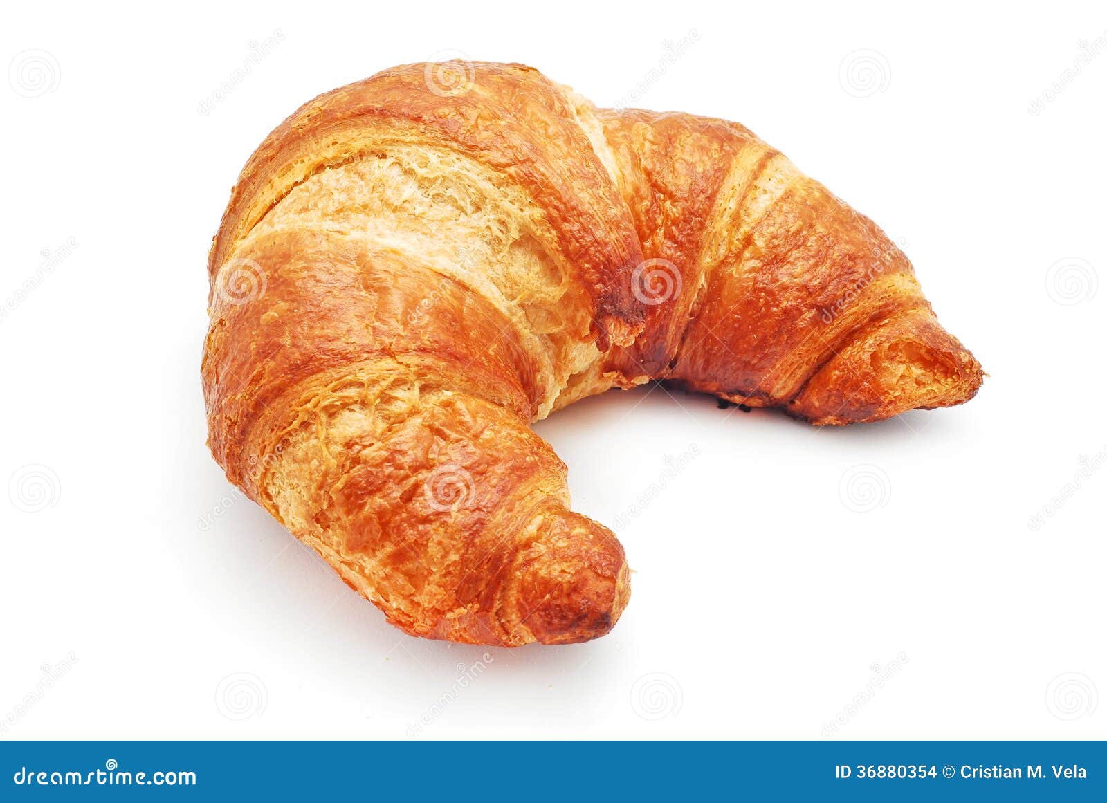 Croissant stock photo. Image of french, golden, buttered - 36880354