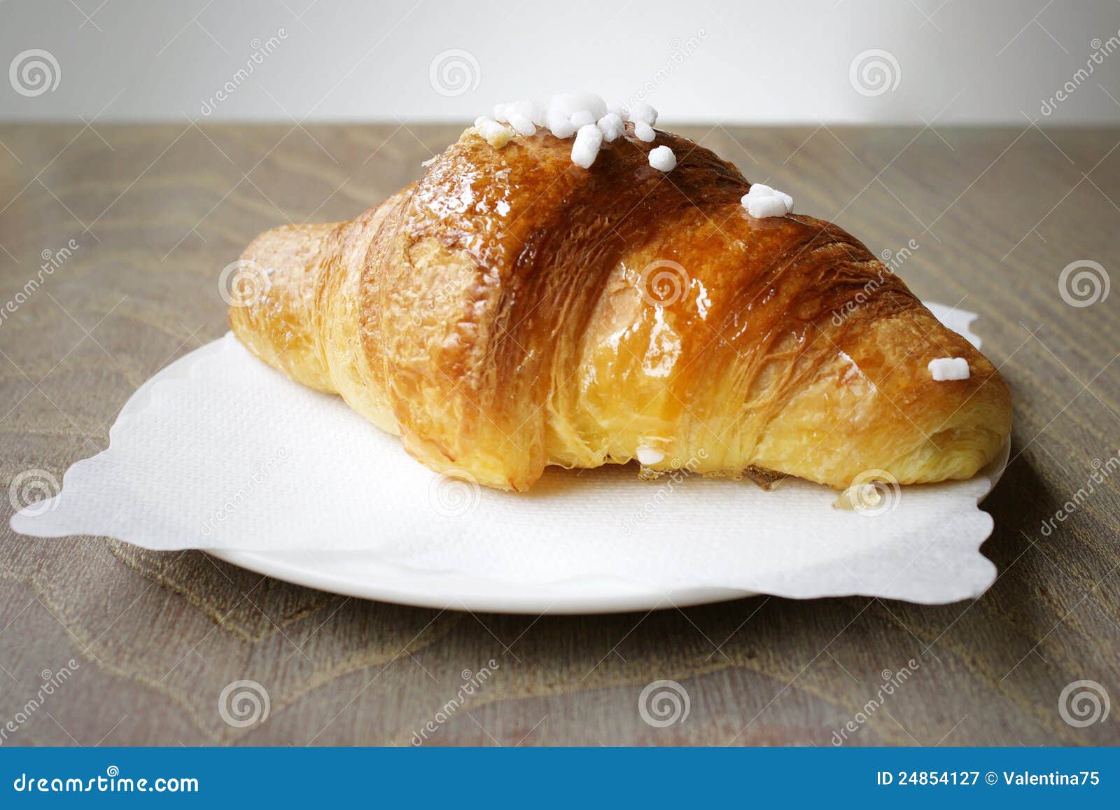 Croissant pastry stock image. Image of diet, presentation - 24854127