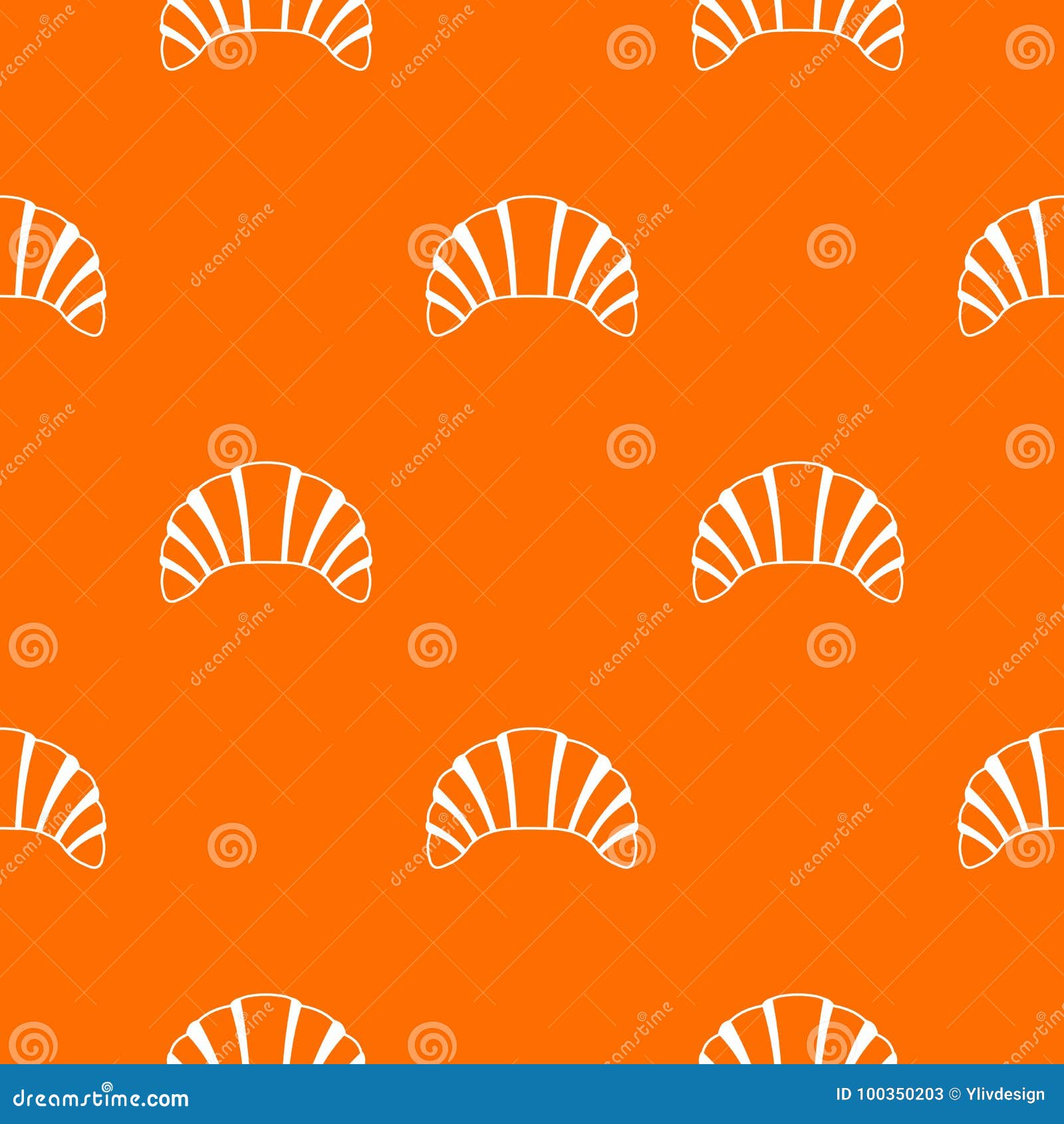 Croissant pattern seamless stock vector. Illustration of french - 100350203 Croissant pattern seamless stock vector. Illustration of french - 100350203