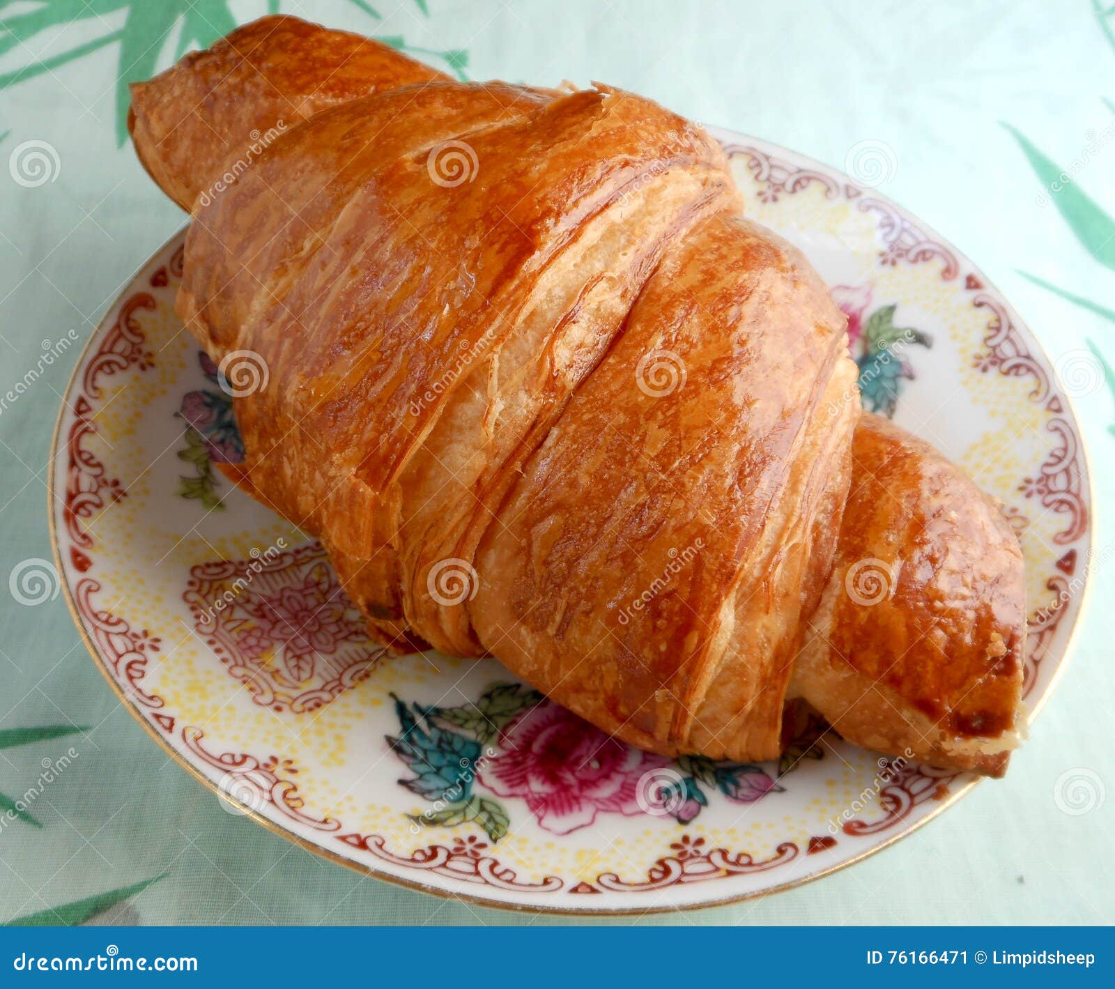 Croissant stock image. Image of layered, laminating, buttery - 76166471