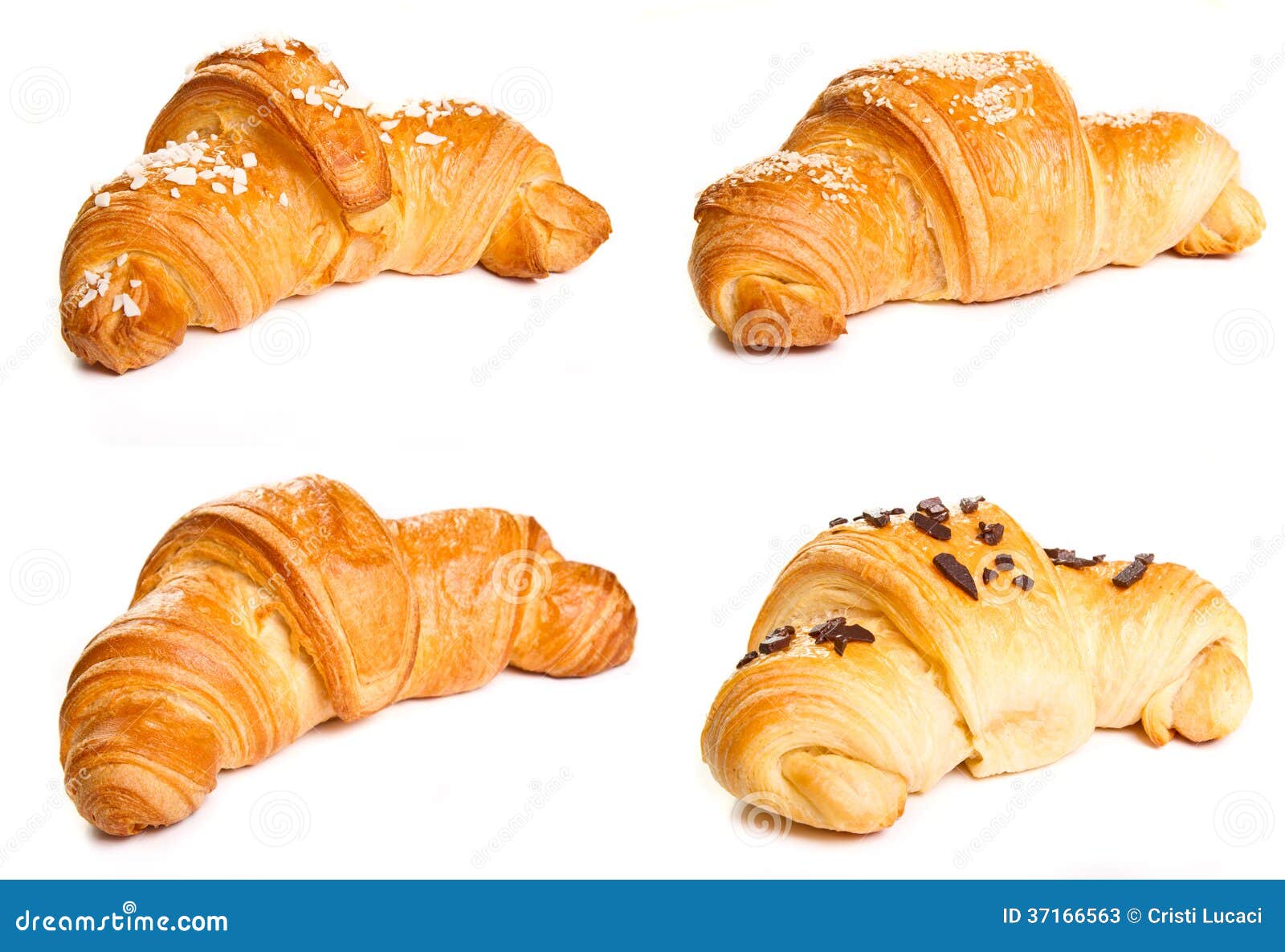 Croissants stock image. Image of golden, bakery, freshness - 37166563