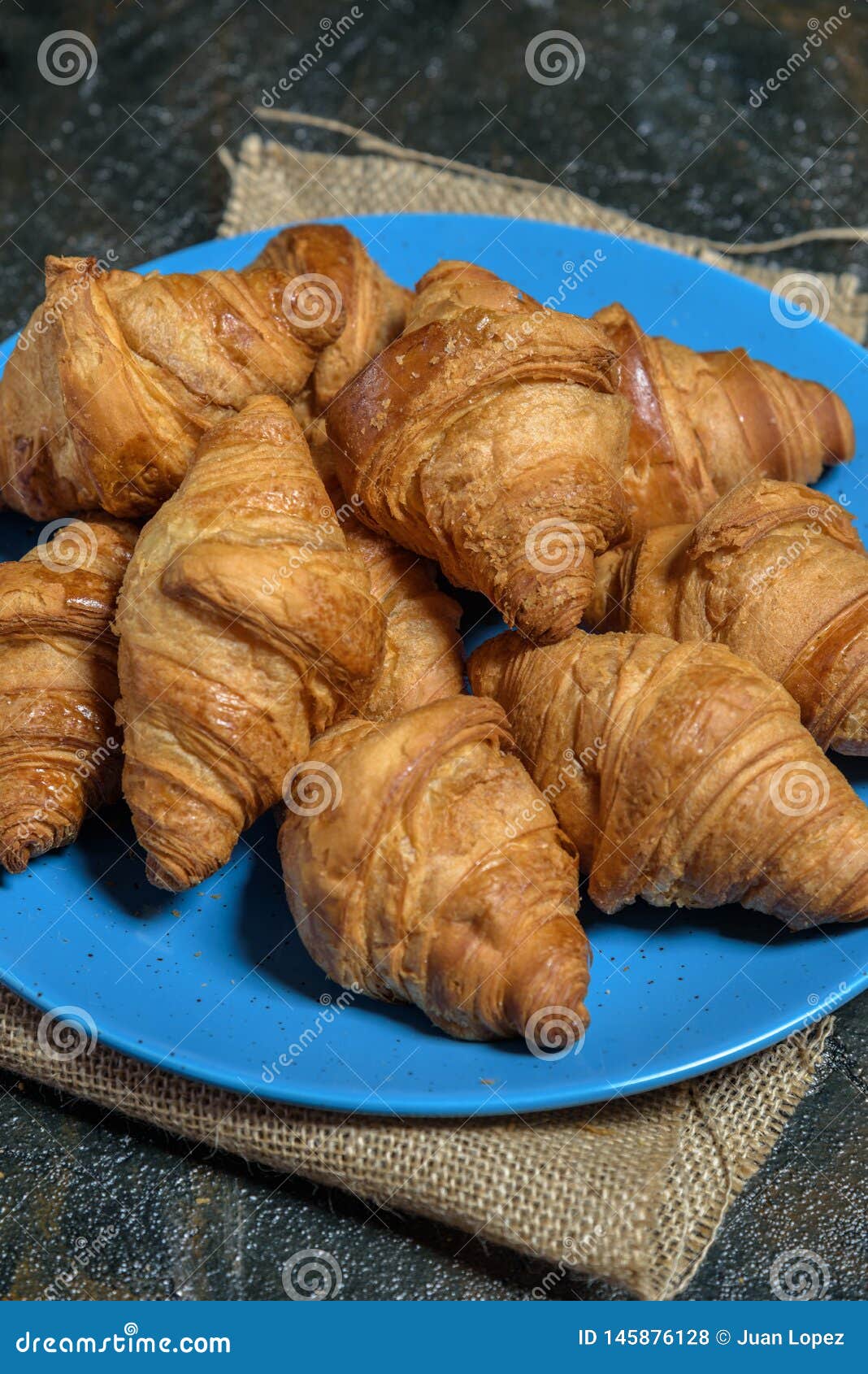 Croissants 3 stock photo. Image of croissants, closeup - 145876128