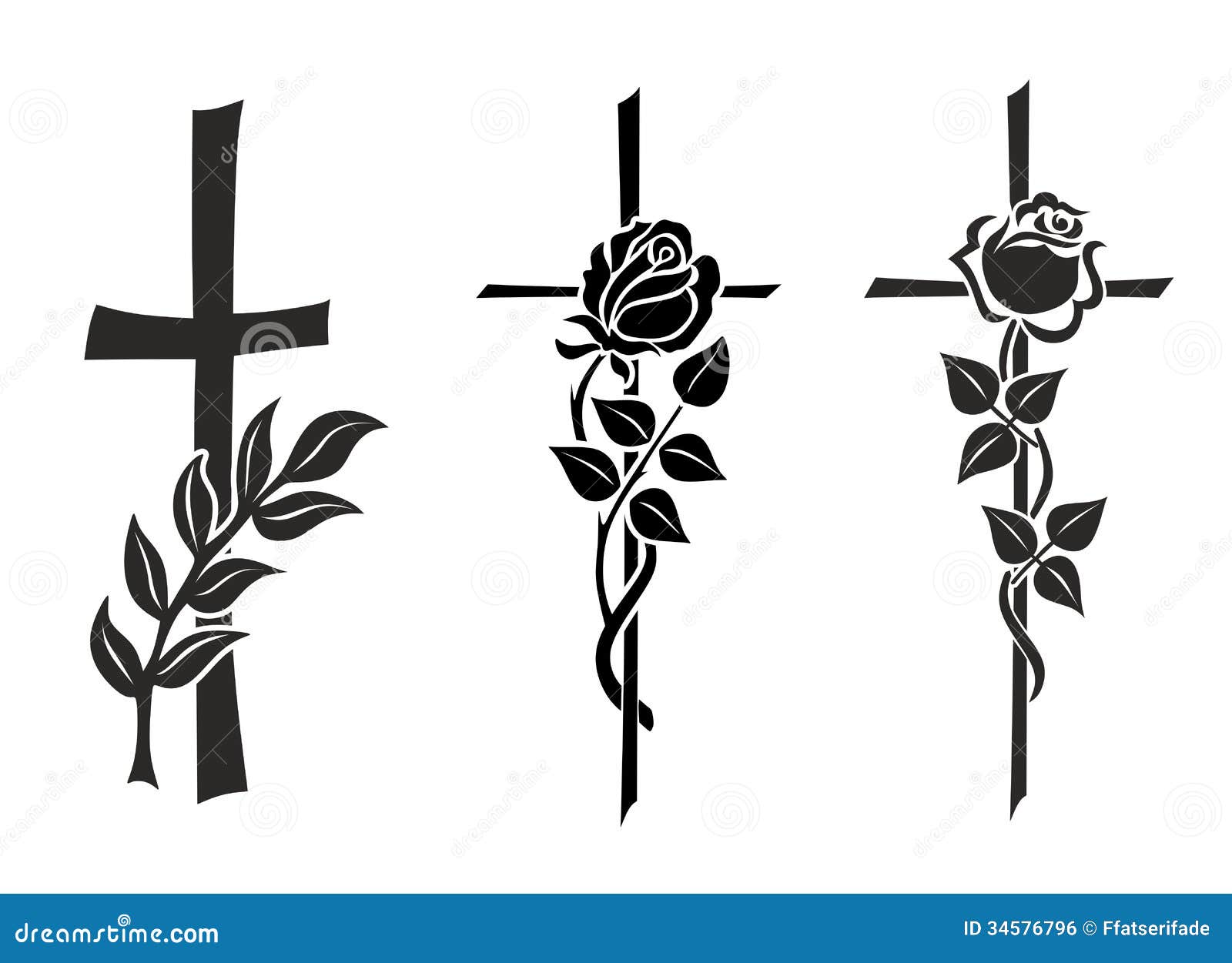 Croix illustration de vecteur. Illustration du beauté - 34576796