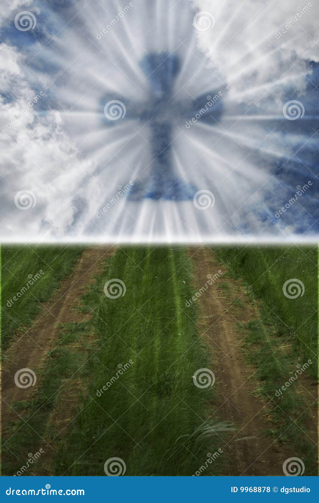 Croix photo stock. Image du dieu, chrétien, béni, rachat - 9968878