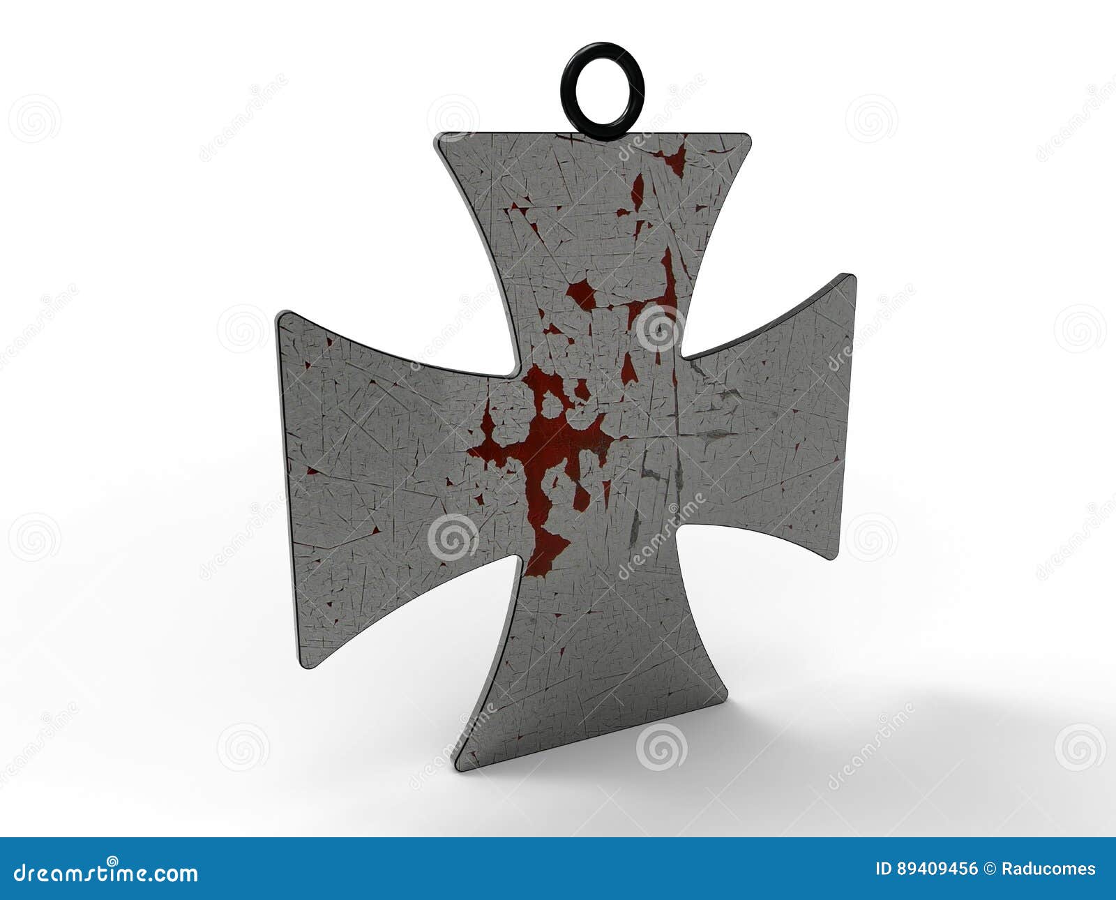 Croix Allemande De Fer - Texture En Métal Illustration Stock ...