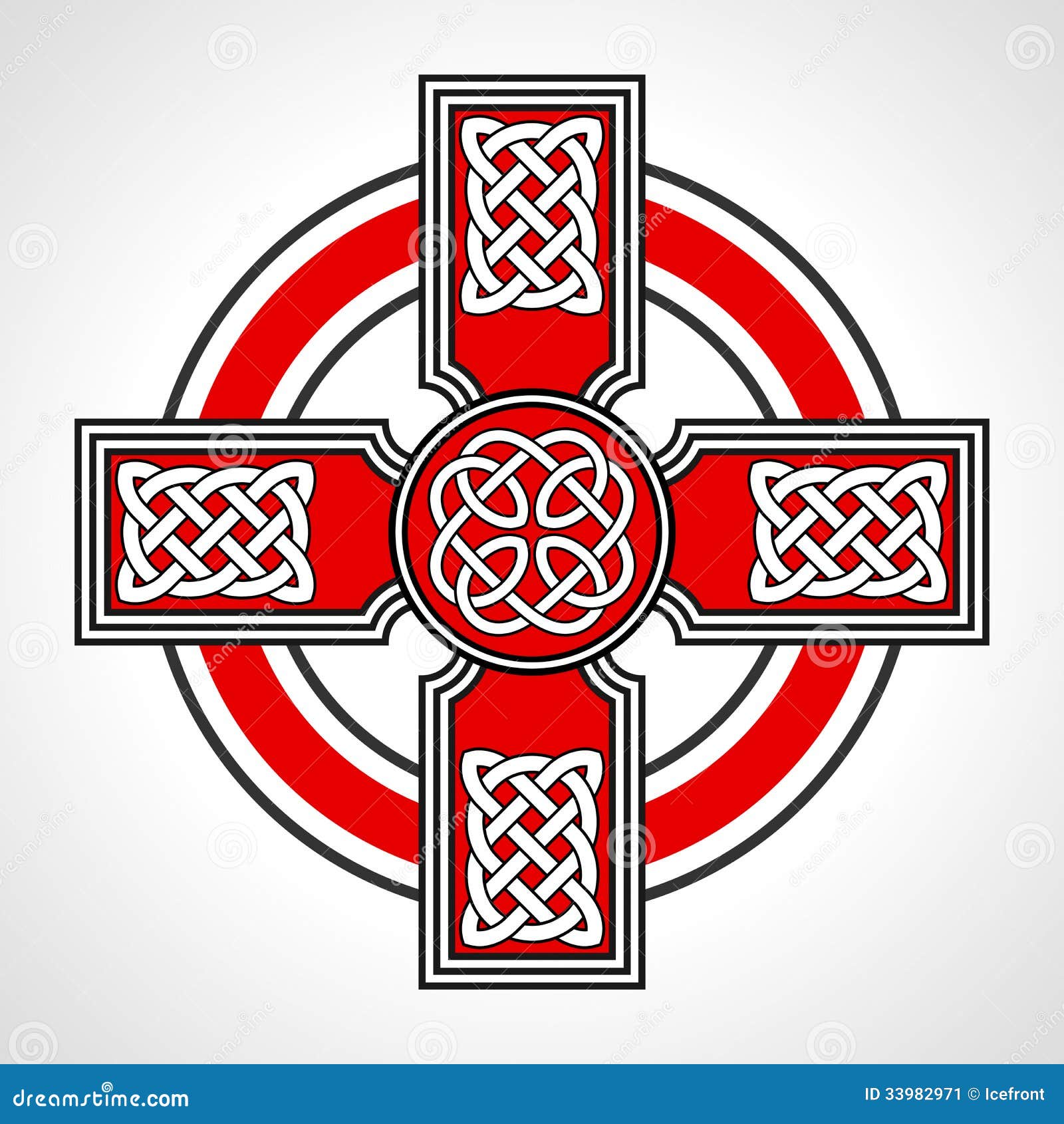 Croix celtique illustration de vecteur. Illustration du paganisme ...