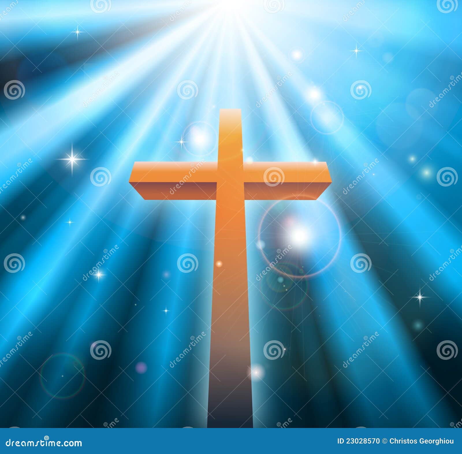 Croix Chrétienne De Religion Photo stock - Image: 23028570