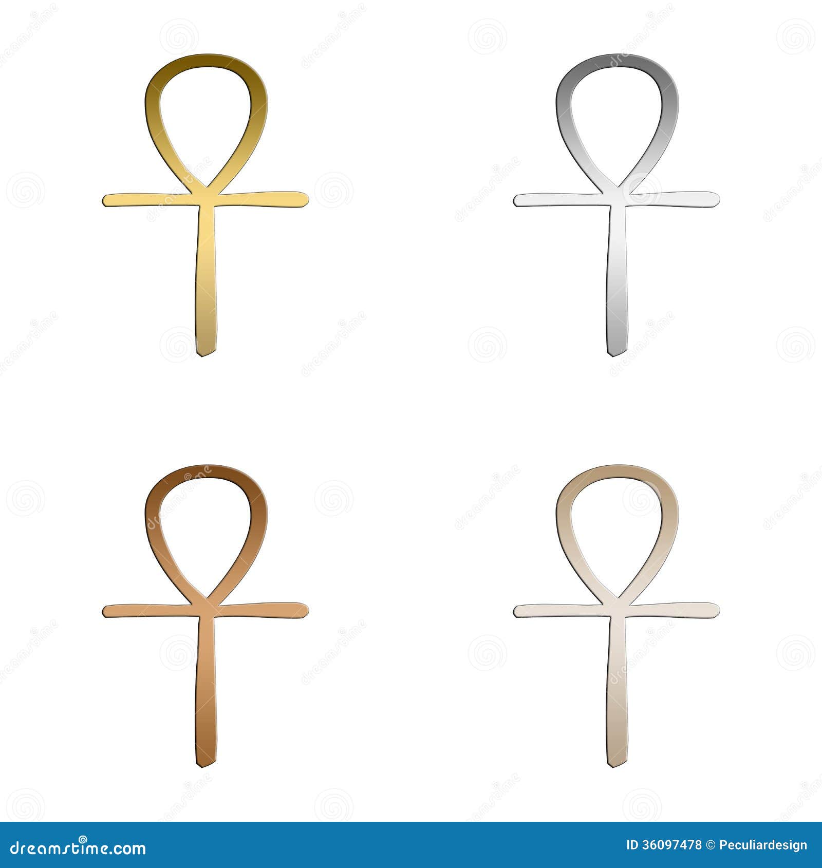 Croix d'Ankh photo stock. Illustration du égyptologie - 36097478