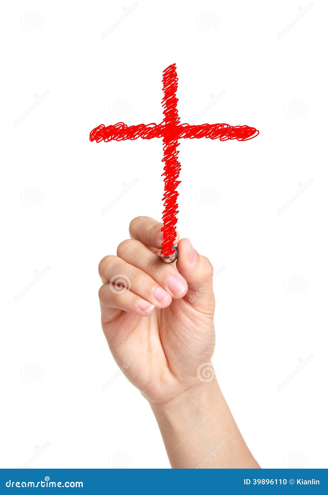 Croix-Rouge de dessin photo stock. Image du christianisme - 39896110