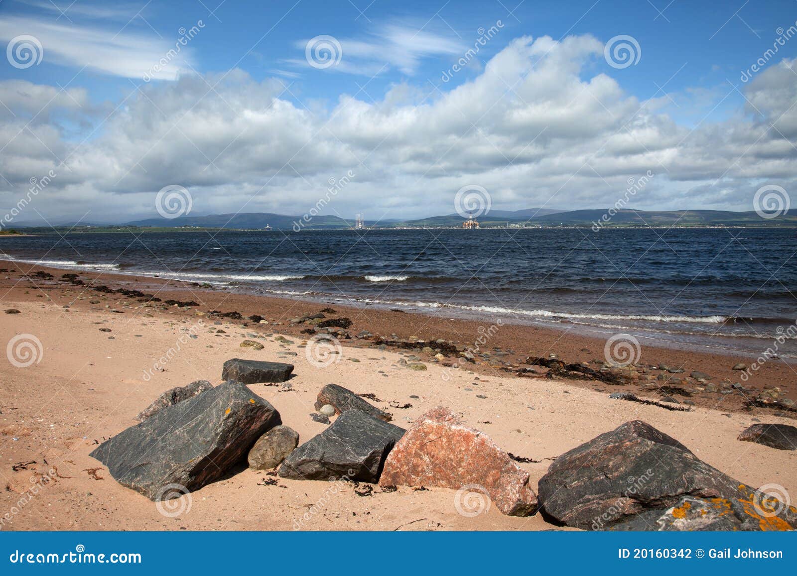 Cromaty beach stock photo. Image of scottish, isle, highlands - 20160342