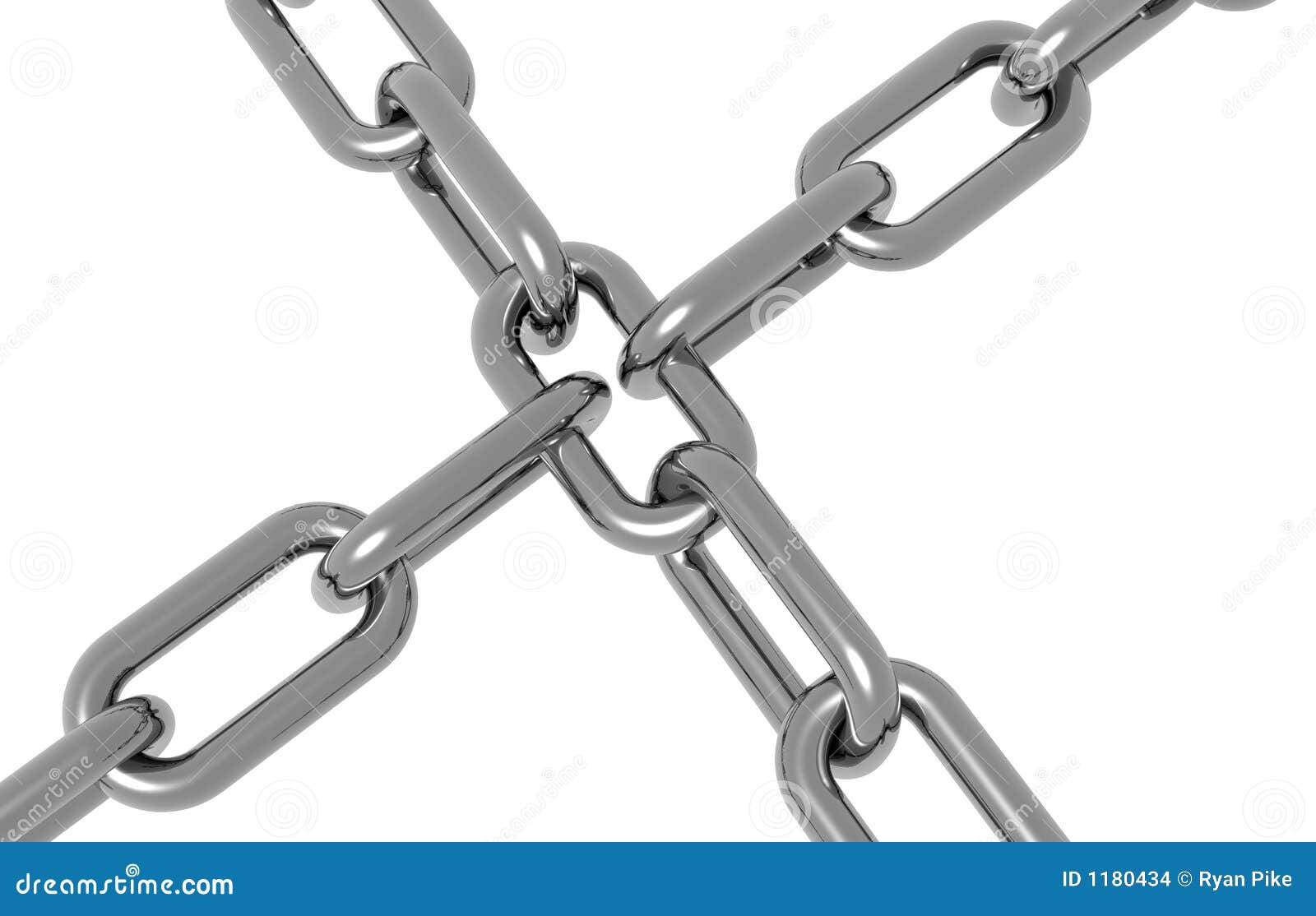 Crome chain stock illustration. Illustration of combine - 1180434