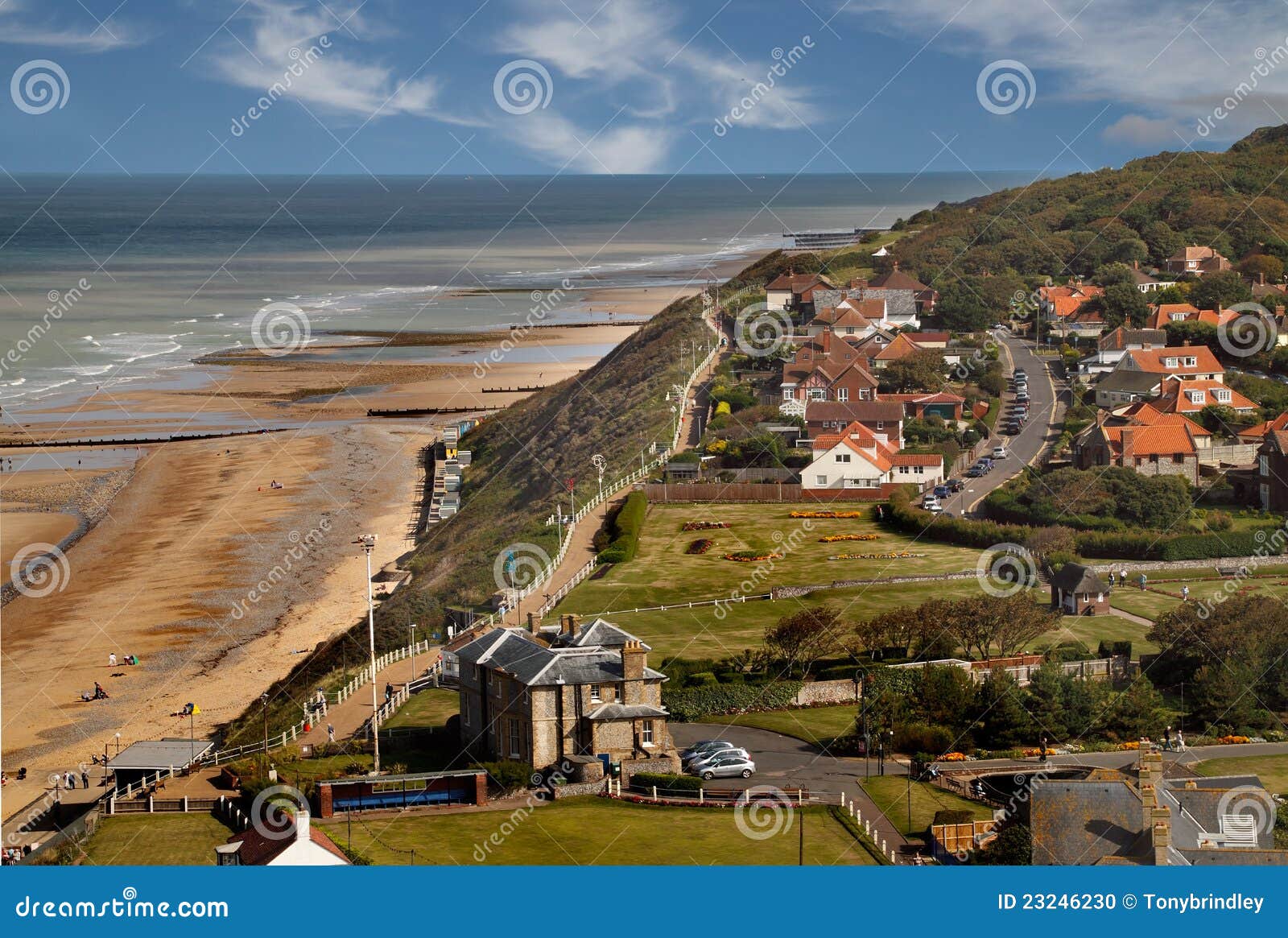 Cromer from Above stock photo. Image of resort, england - 23246230