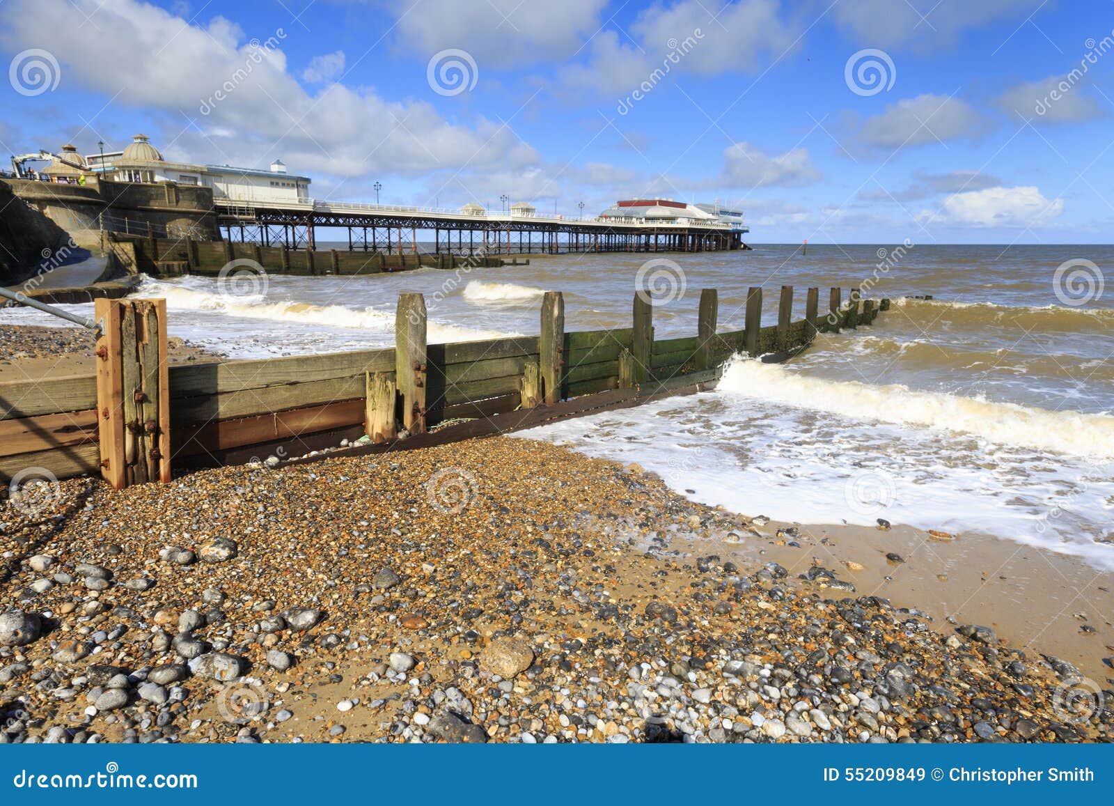 Cromer Pier stock image. Image of english, norfolk, north - 55209849