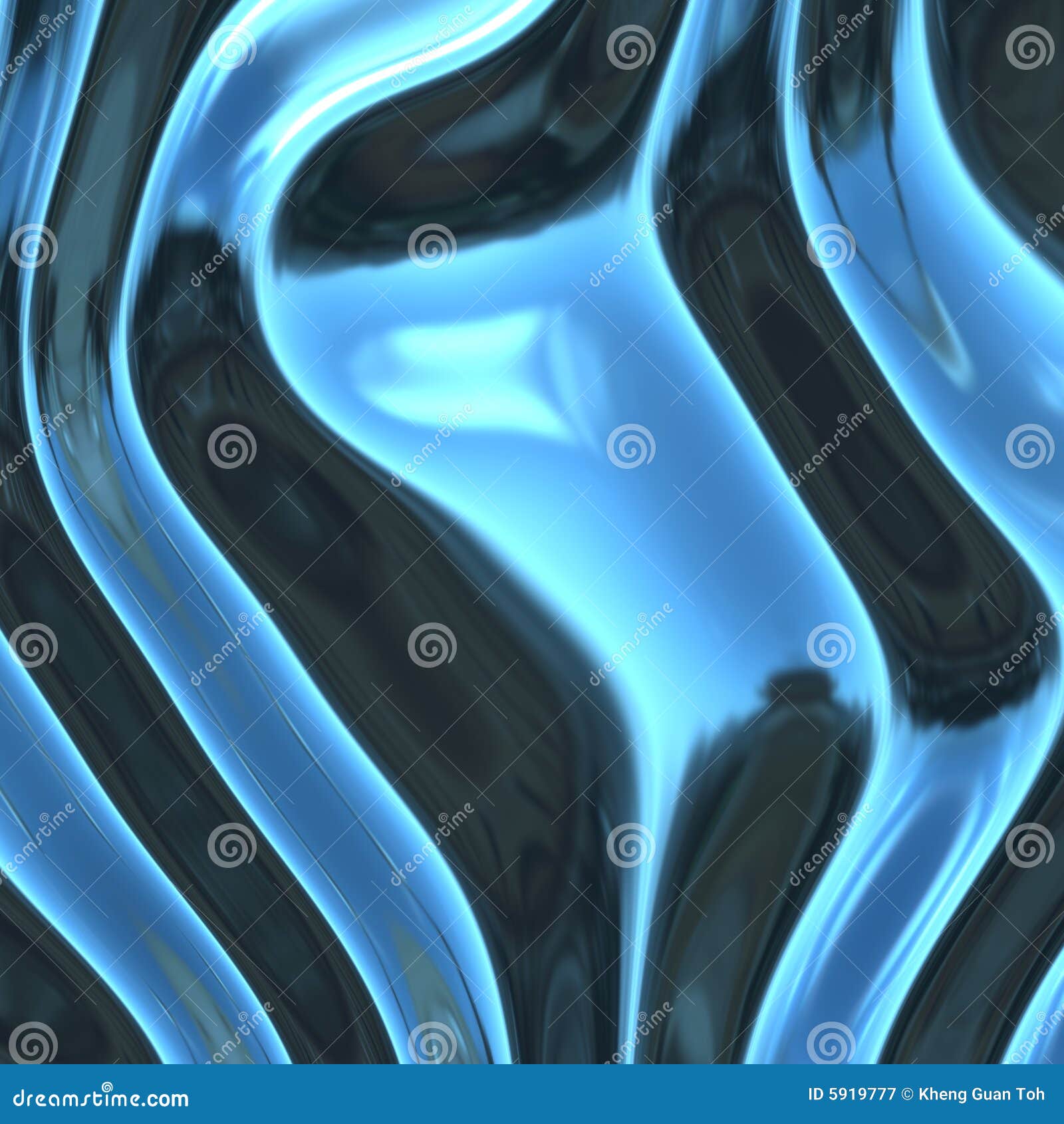 Cromo combado del metal stock de ilustración. Ilustración de cromado ...