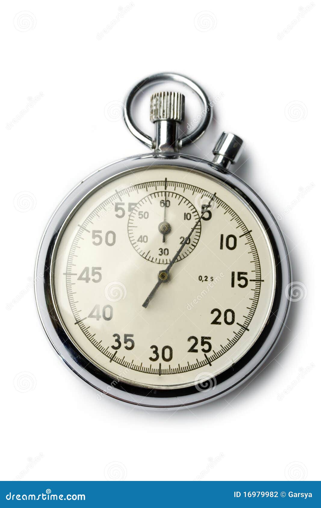 Cronómetro foto de archivo. Imagen de aislado, cuenta - 16979982