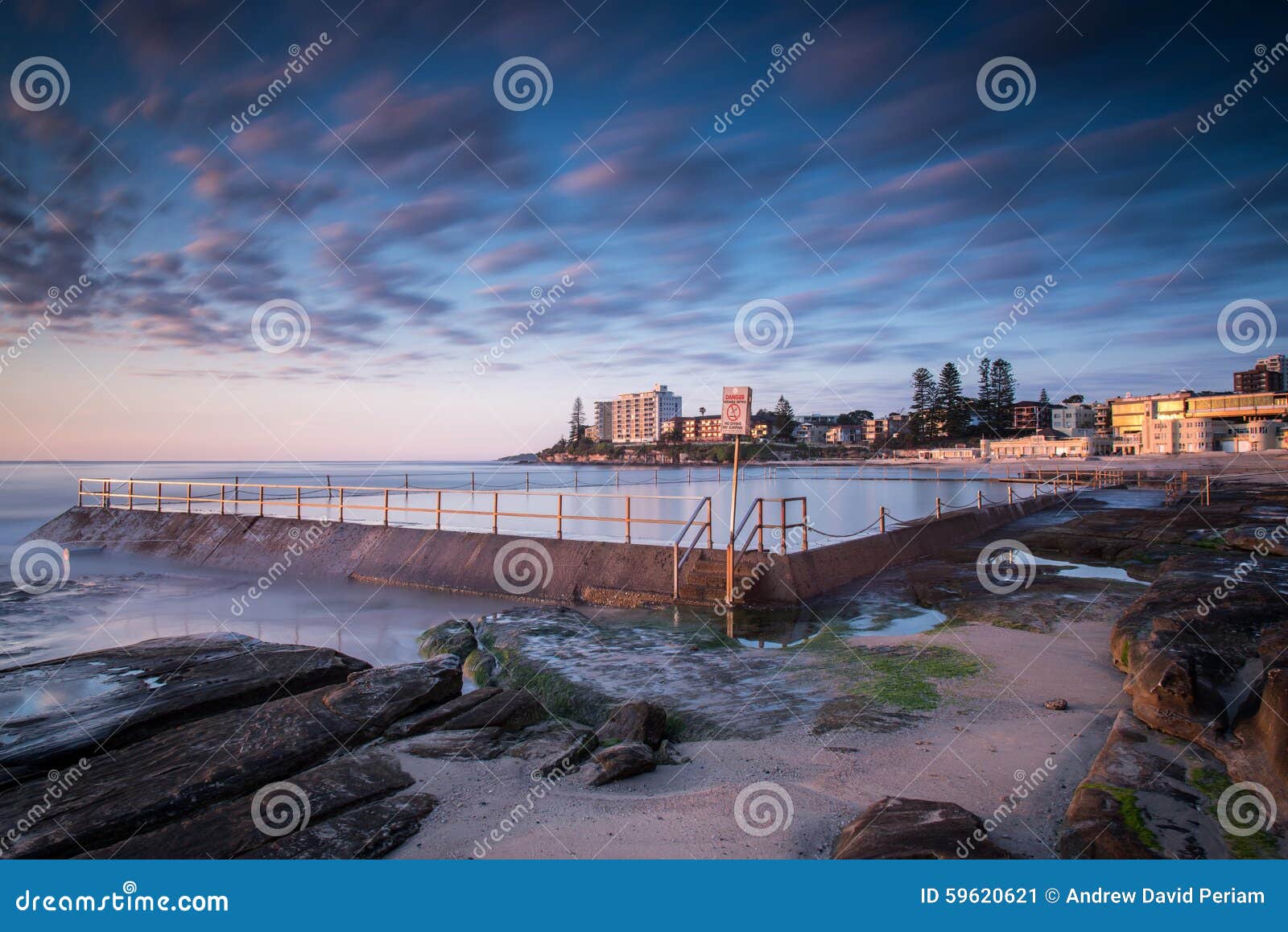 Cronulla beach stock image. Image of flowing, ocean, beach - 59620621