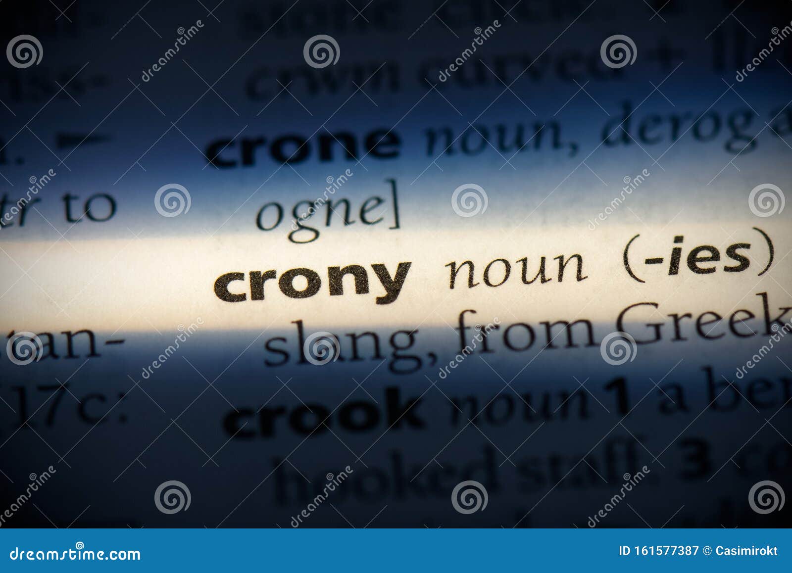 Crony stock image. Image of thesaurus, text, reference - 161577387