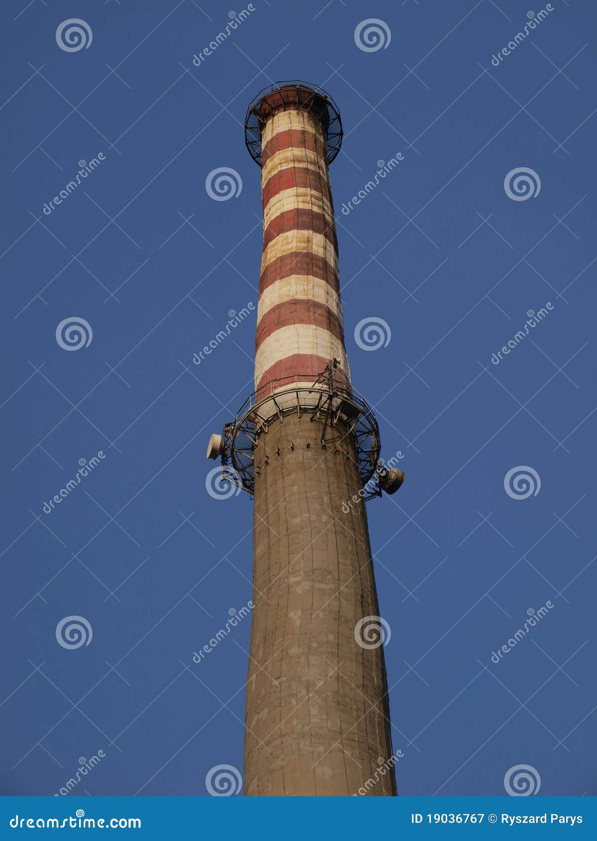 Crooked Chimney, Crudely Made Stock Image - Image of emission, heating ...