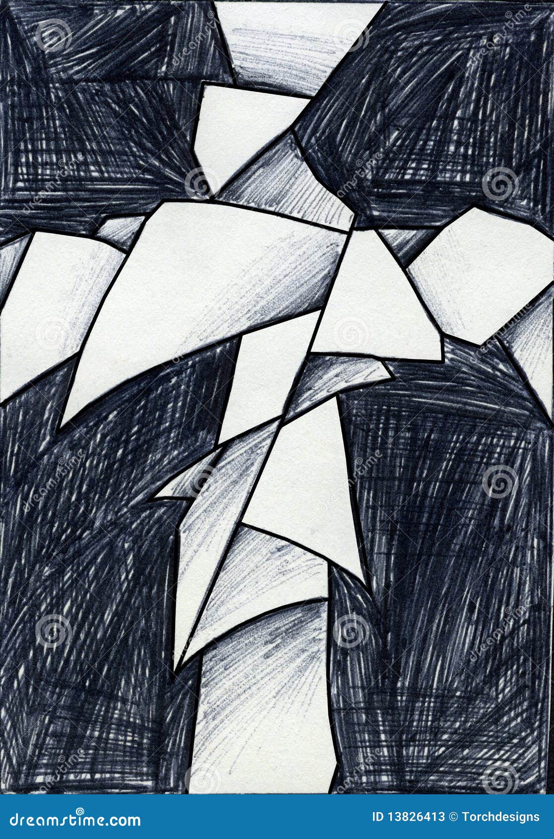 Crooked Cross stock illustration. Illustration of messy - 13826413