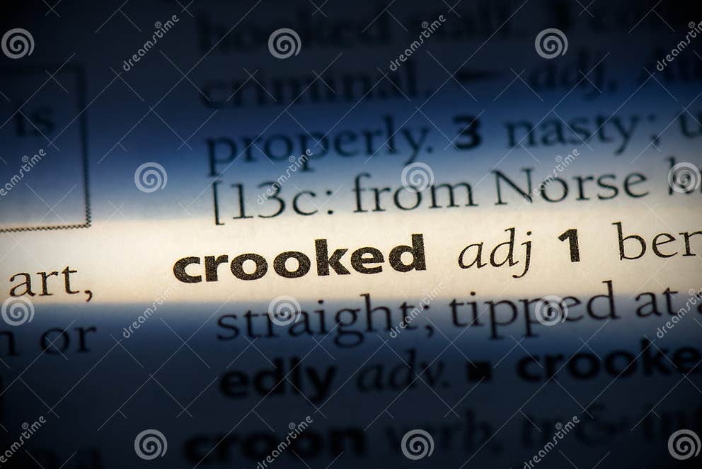 Crooked stock photo. Image of linguistic, crooked, info - 161577436