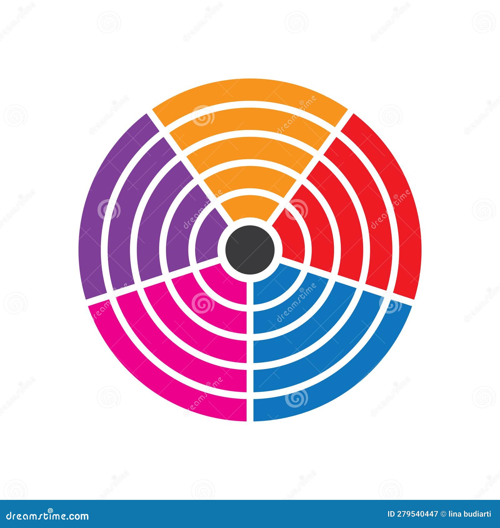 Crop Circle, Color Symbol Logo Stock Vector - Illustration of ancient ...