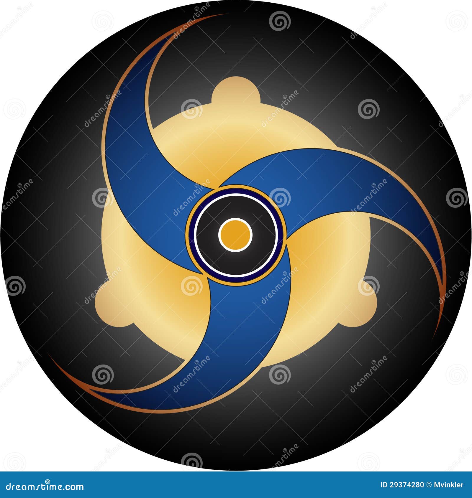 Crop circle disk design stock illustration. Illustration of colorful ...