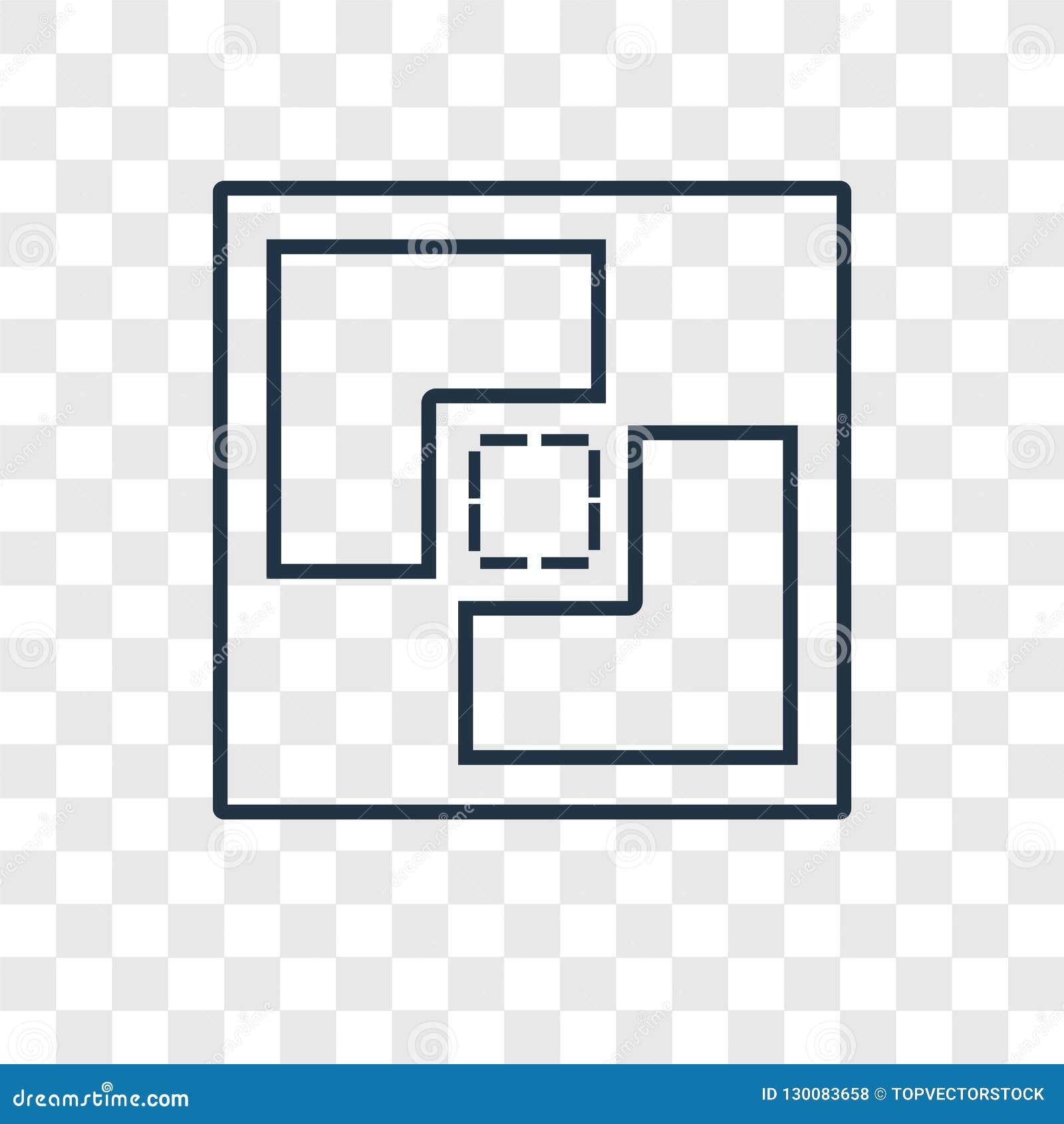 Crop Concept Vector Linear Icon Isolated on Transparent Background ...