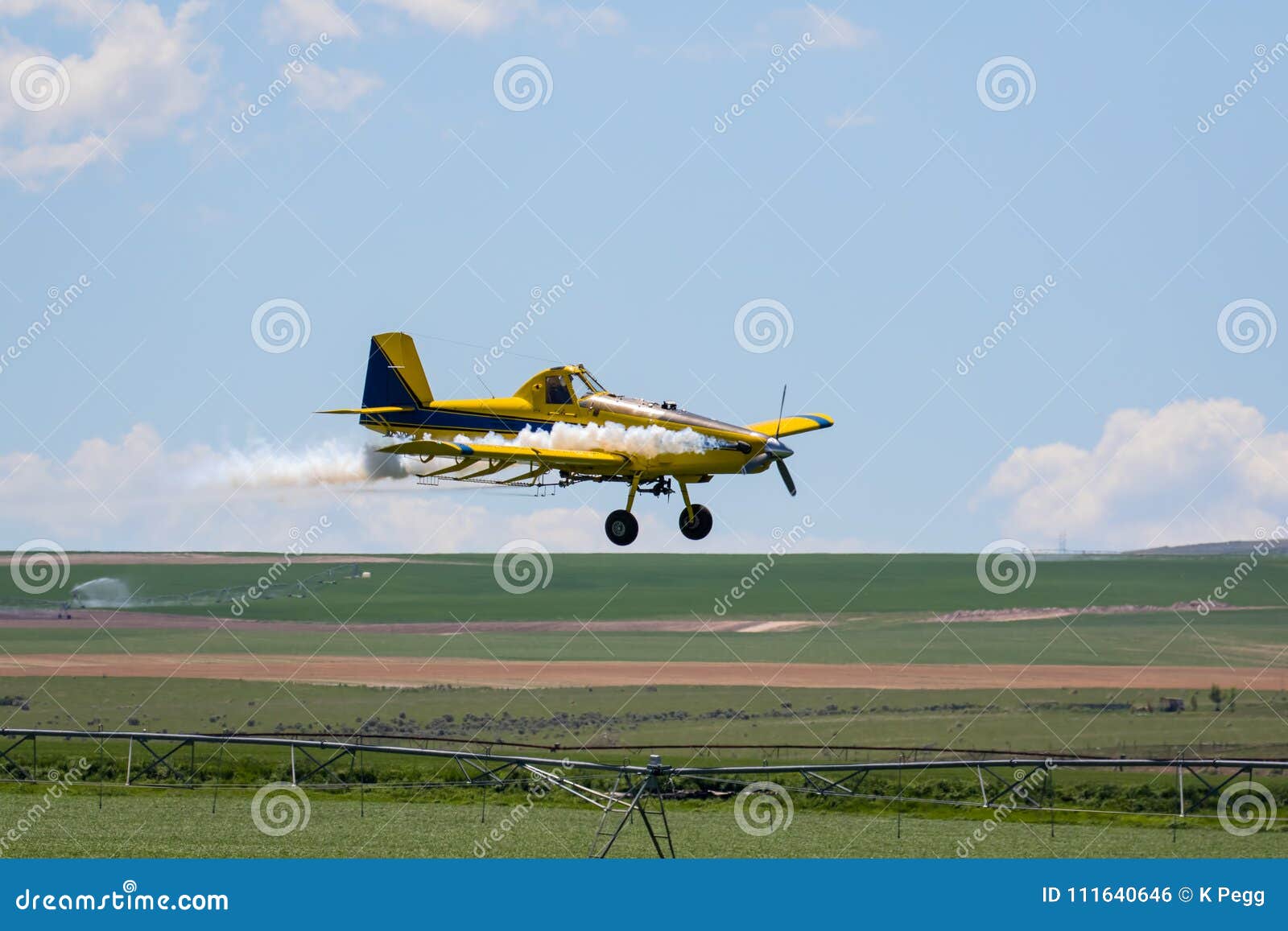 Crop Duster stock photo. Image of aircraft, grow, field - 111640646