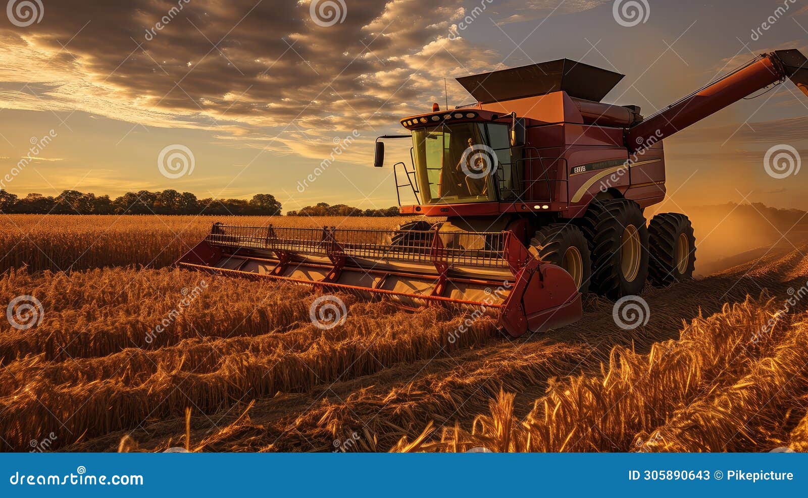 Crop harvesting corn stock illustration. Illustration of farm - 305890643