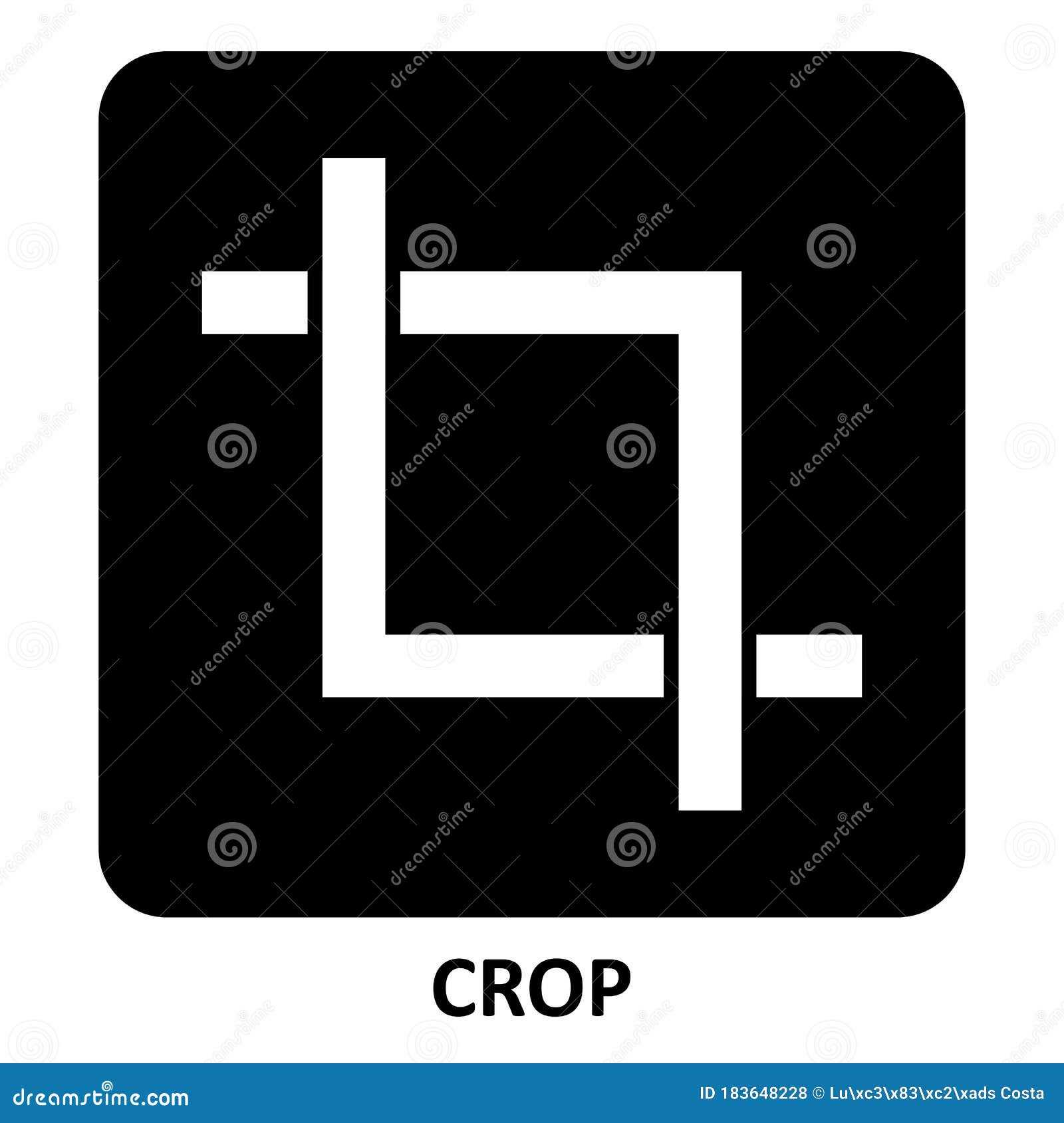 Crop icon illustration stock illustration. Illustration of symbol ...