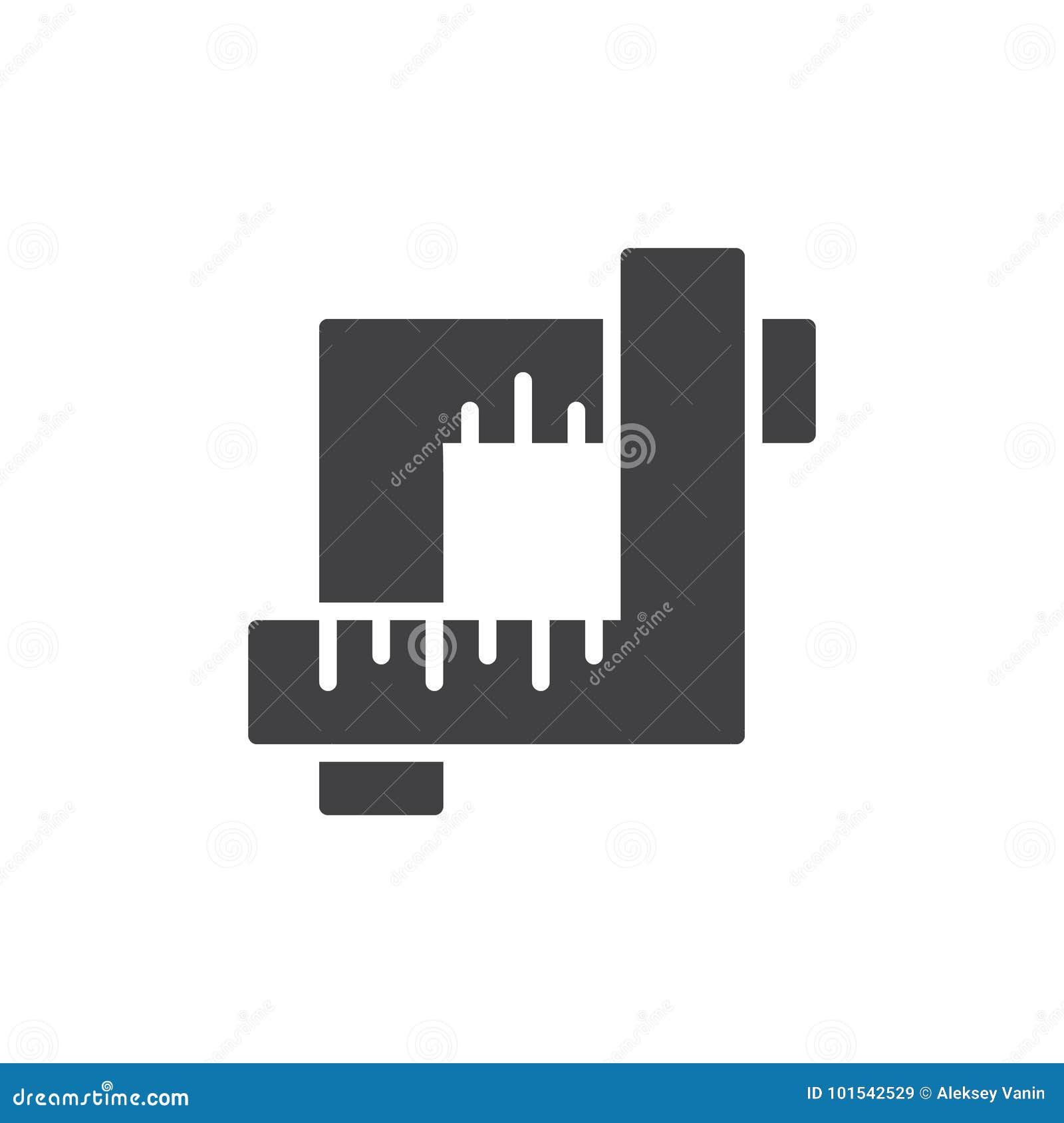 Crop icon vector stock vector. Illustration of vector - 101542529