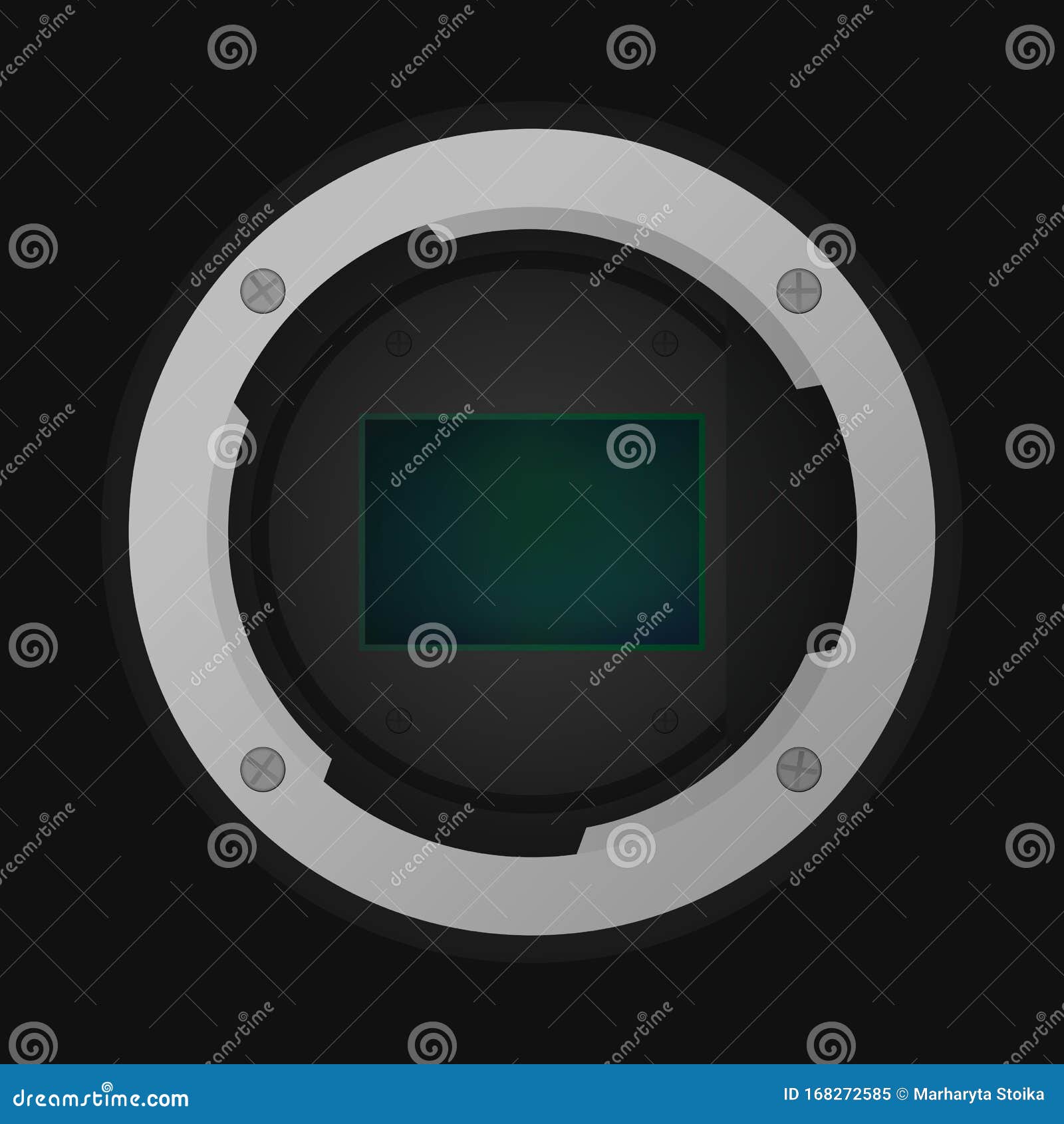 Crop image sensor stock vector. Illustration of light - 168272585