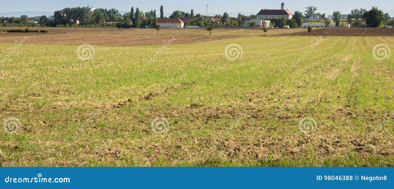 Crop land, Landscape stock photo. Image of harvest, industry - 98046388