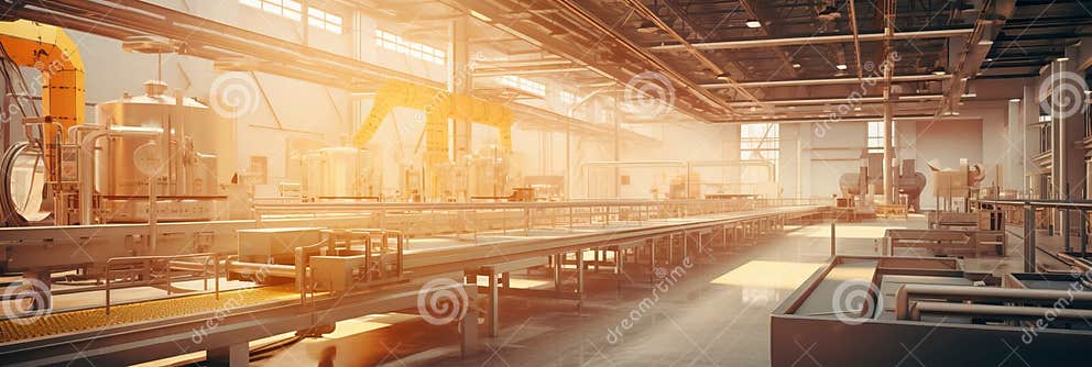 Crop Processing Plant with Conveyor Belts, Sorting Machines and ...