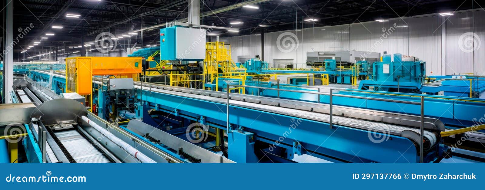 Crop Processing Plant with Conveyor Belts, Sorting Machines and ...