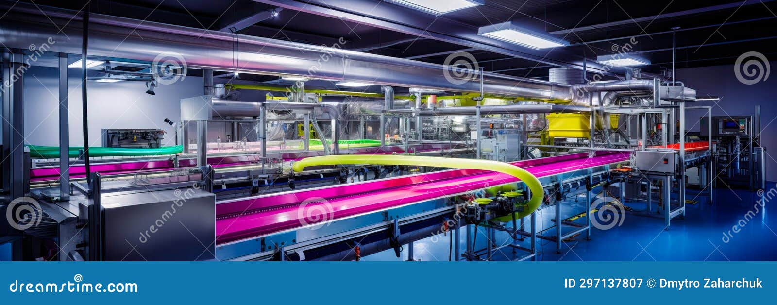 Crop Processing Plant with Conveyor Belts, Sorting Machines and ...