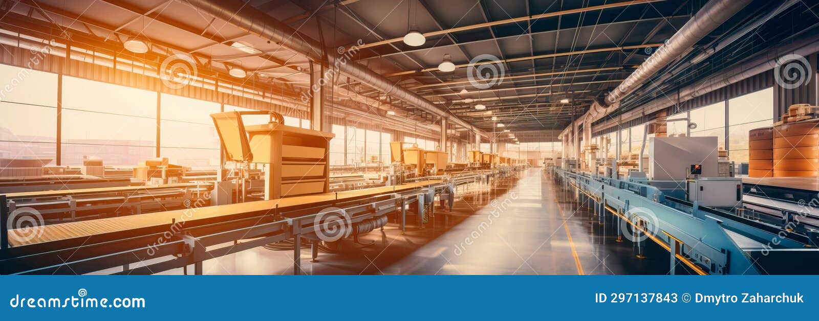 Crop Processing Plant with Conveyor Belts, Sorting Machines and ...