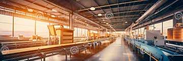 Crop Processing Plant with Conveyor Belts, Sorting Machines and ...