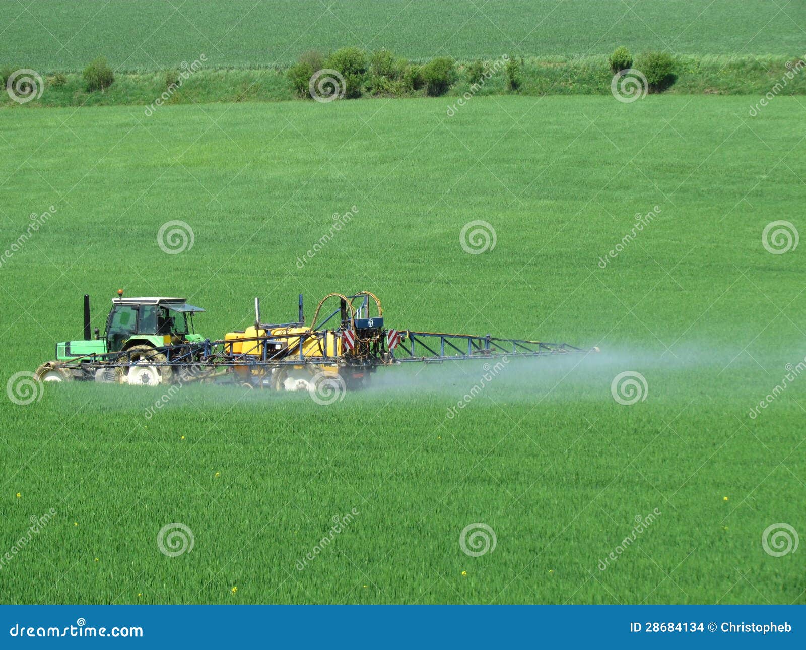 Crop protection stock photo. Image of tractor, spray - 28684134