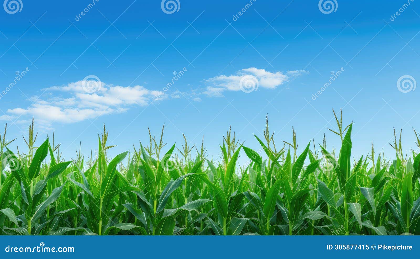 Crop rows of corn stock illustration. Illustration of husk - 305877415