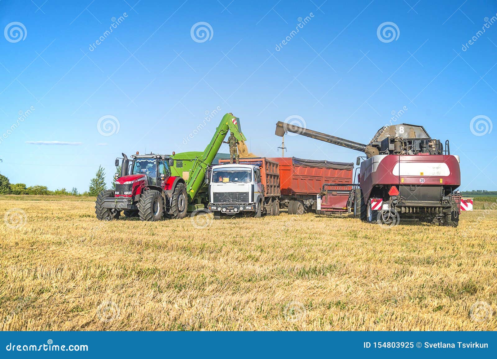 Loading Lorry Trailer . Truck On The Road Stock Photo | CartoonDealer ...
