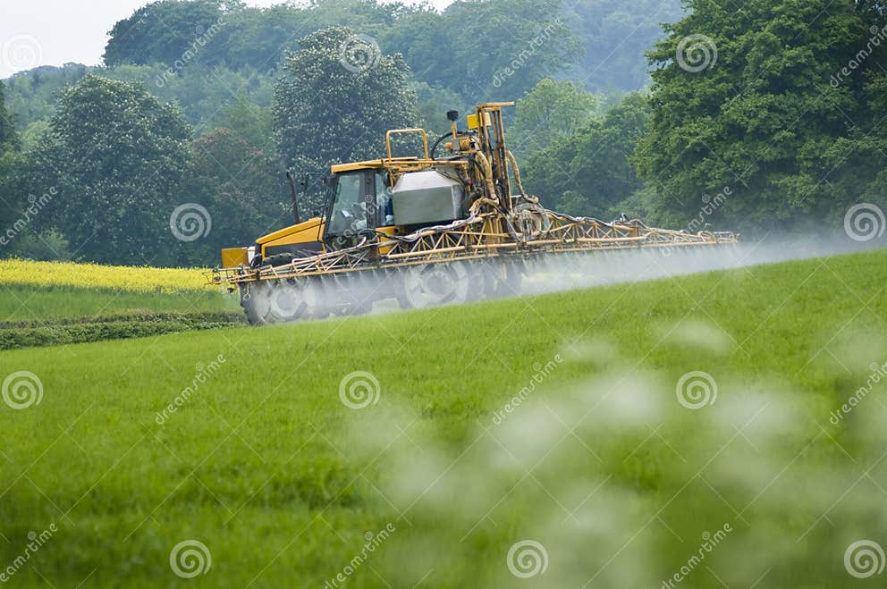 Crop Spraying stock image. Image of buckinghamshire, farmer - 5240215