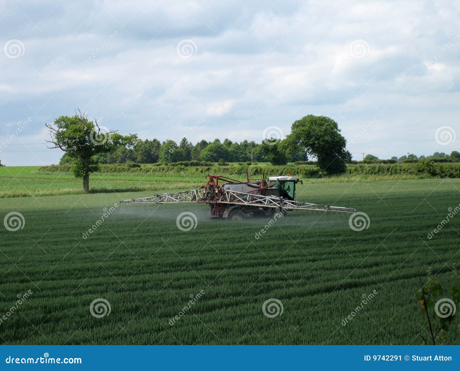 Crop Spraying stock image. Image of crop, agriculture - 9742291