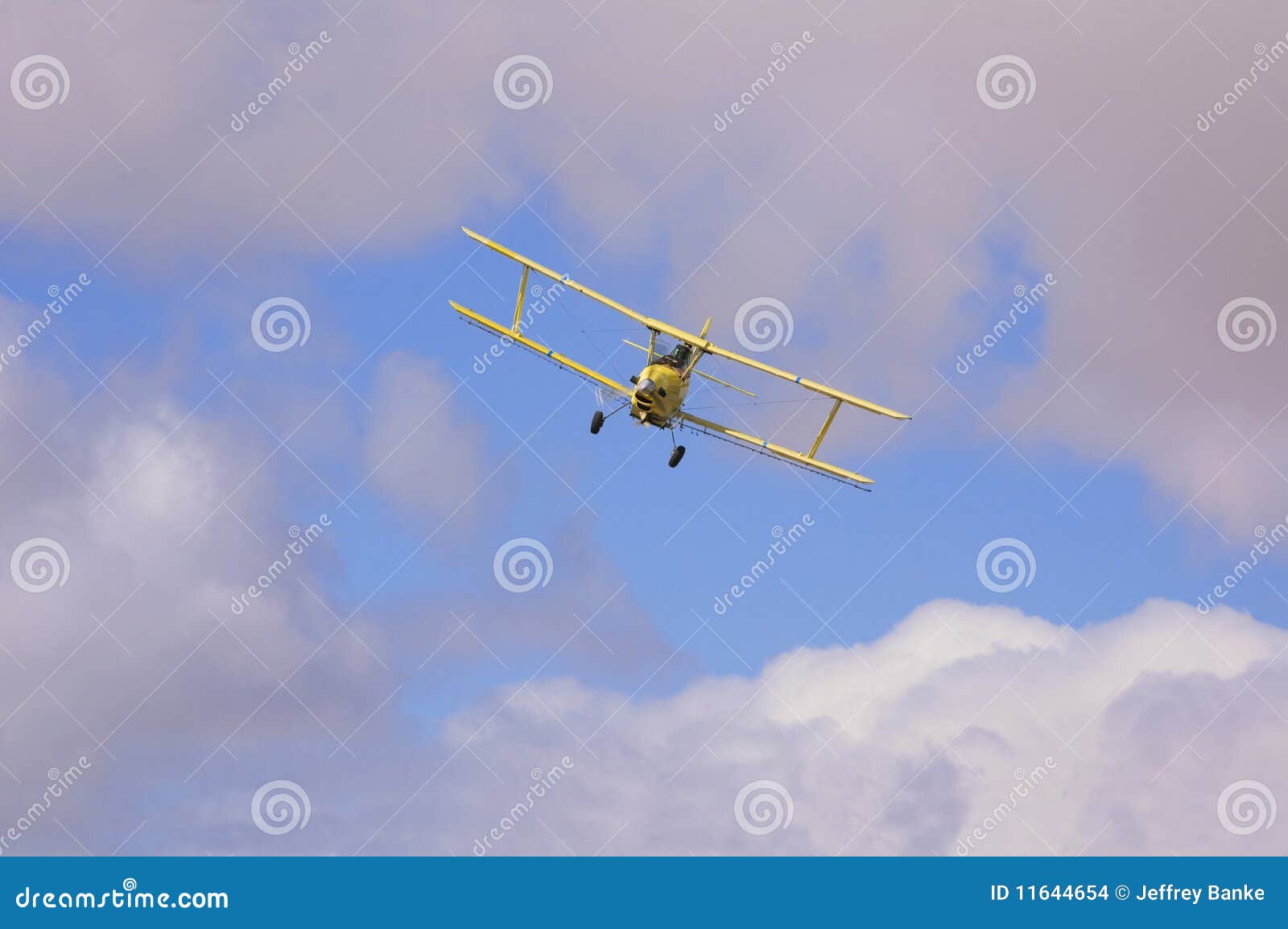 Crop spraying aircraft stock photo. Image of propeller - 11644654