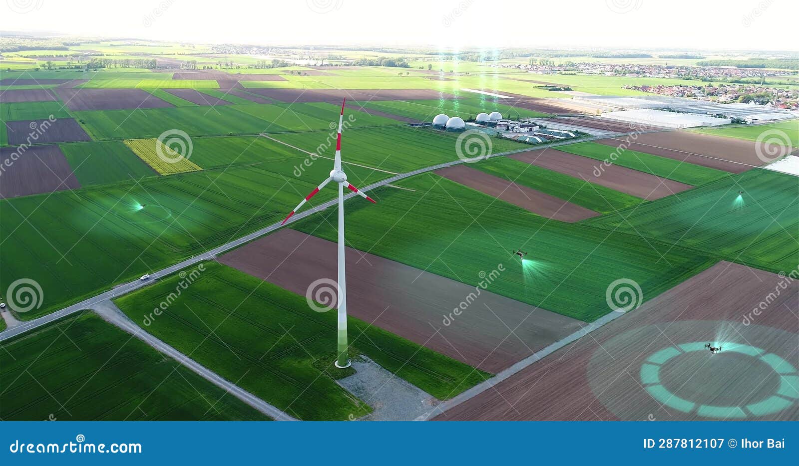 Crop Spraying Drones. Spraying Agricultural Fields. Using Drones in ...